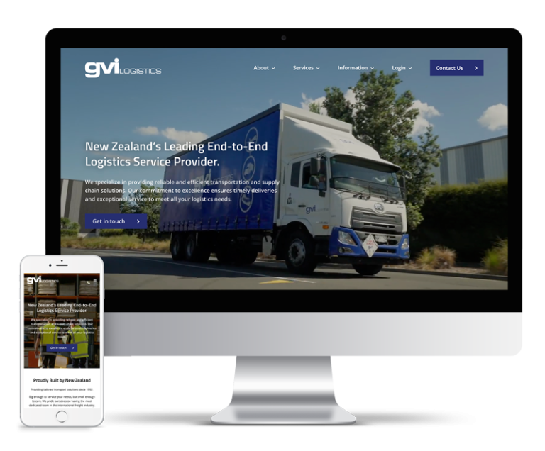 GVI Logistics | Website Design Auckland, NZ | Zesty